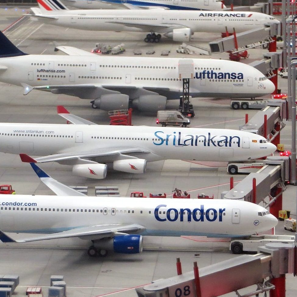 condor airplane on grey concrete airport – PMC Plastic